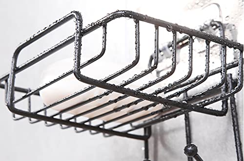 NotyBeybie 3-Pack Shower Caddy Shelf Storage Rack Organizer, Rustproof Black Bathroom Shower Storage Organizer for Bathroom, Washroom, Restroom, Shower, Toilet, Kitchen