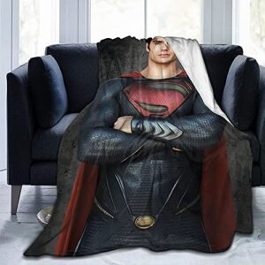 blanket henry cavill clark kent super soft and comfortable fleece blanket throw blanket picnic blankets camping blanket beach blanket for decoration bedroom living room yoga (60"x50")