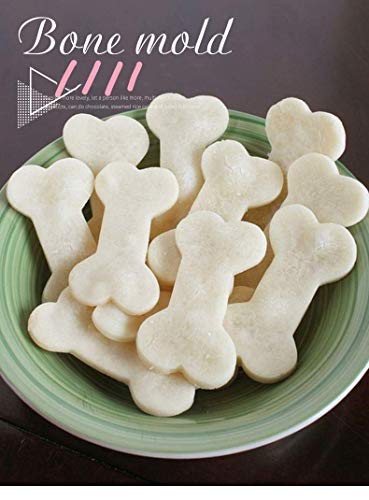 6 Pieces Dog Bone Cookie Cutters, Bone Shape Cookie Cutters set Stainless Steel Biscuit Mold for Dog Cat Homemade Treats 5", 4.5", 3.5", 3.25", 2.15"