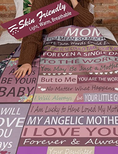 RFHBP Gifts for Mom, Gifts for Mom from Daughter, Mom Gifts, Birthday Gifts for Mom, Mom Birthday Gifts, Gift for Mom, for Mom Blanket 50" × 60"