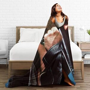 George Music Michael Blanket Soft and Warm Throw Blanket Lightweight Flannel Fleece Blankets for Home Bed Sofa 60"x50"