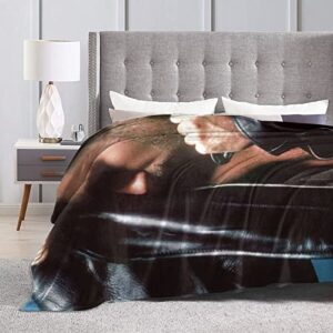 George Music Michael Blanket Soft and Warm Throw Blanket Lightweight Flannel Fleece Blankets for Home Bed Sofa 60"x50"