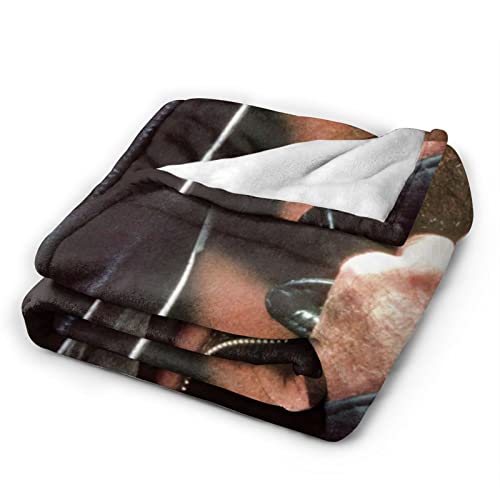 George Music Michael Blanket Soft and Warm Throw Blanket Lightweight Flannel Fleece Blankets for Home Bed Sofa 60"x50"