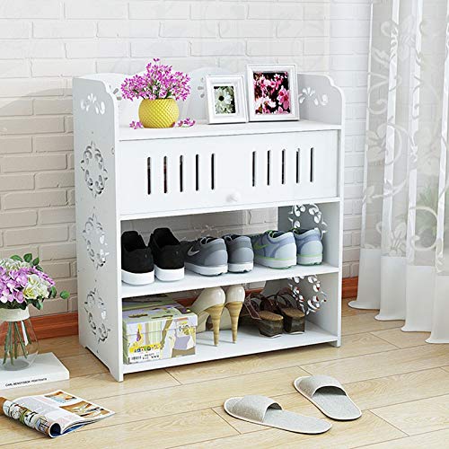 DINGZZ Shoe Rack Simple Multi-Layer Dust-Proof Shoe Cabinet Large Capacity Shoes Storage Shelf Organizer for Shoes (Size : Style3)