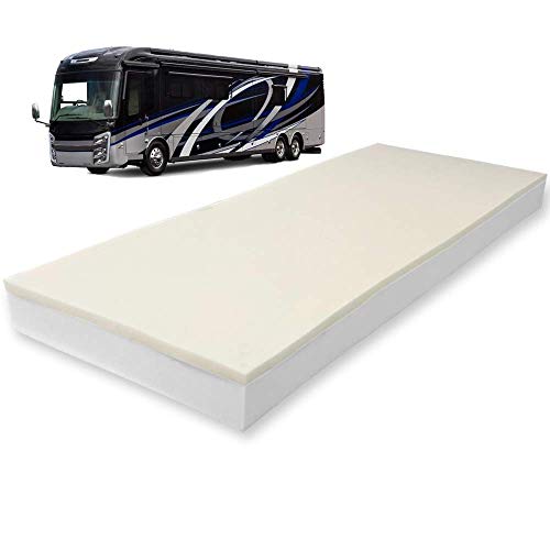 Foamma 6” x 24” x 78” Truck, Camper, RV Memory Foam Bunk Mattress Replacement, Made in USA, Comfortable, Travel Trailer, CertiPUR-US Certified, Cover Not Included