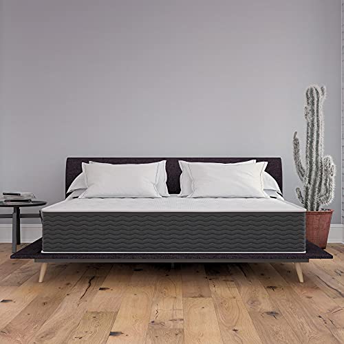 Signature Sleep Italian Made Vitality 13" Independently Encased Coil with Charcoal Infused Memory Foam Hybrid Mattress, King Size