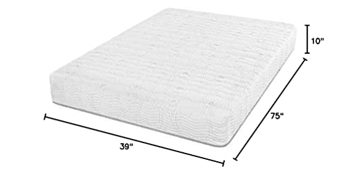 Olee Sleep 10 in Omega Hybrid Spring Mattress Twin 10SM02T