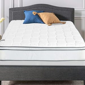 Nutan 10-Inch Medium Plush " Eurotop Innerspring Mattress And 8-Inch Wood Boxspring/Foundation Set Queen