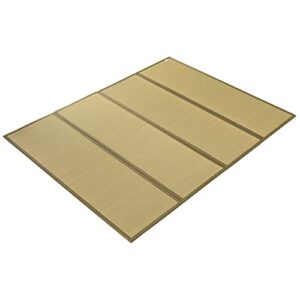 mustmat tatami mat rush grass tatami mattress japanese traditional foldable (queen-61 x78)