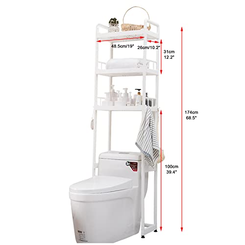 Household Products Over-The-Toilet Storage,The-Toilet Bathroom Spacesaver,Toilet Storage Rack for Laundry, Balcony, Porch