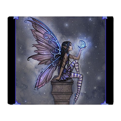 CafePress Little Blue Moon Fairy Fantasy Art Throw Blanket Super Soft Fleece Plush Throw Blanket, 60"x50"