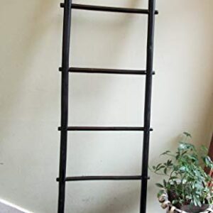 MGP Bamboo Ladder Rack 5' Black Stain Finished