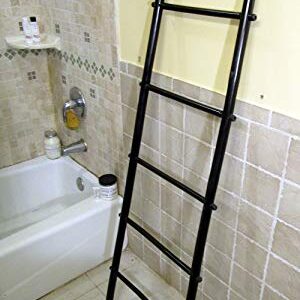 MGP Bamboo Ladder Rack 5' Black Stain Finished