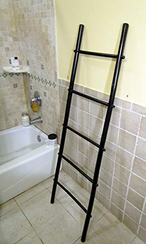 MGP Bamboo Ladder Rack 5' Black Stain Finished