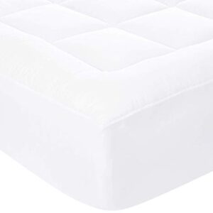 Amazon Basics Down-Alternative Mattress Topper Pad with Cotton Shell - Queen