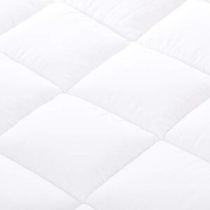 Amazon Basics Down-Alternative Mattress Topper Pad with Cotton Shell - Queen