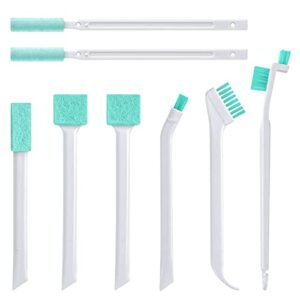 small cleaning brushes for household, 8pcs crevice cleaning tool set for window grooves track humidifier keyboard bottle door car vent, tiny detail cleaner scrub brush for gaps corner tight space