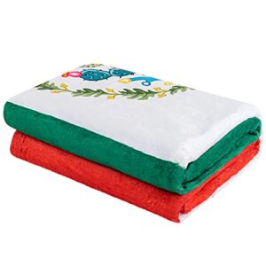 Mexican Flag Throw Blanket, Super-Soft Extra-Large Mexico Flag Blanket for Men, Women, Teens and Children, Cute Fleece Mexican Blanket (50in x 60in) Warm and Cozy Throw for Bed, Couch, or Traveling