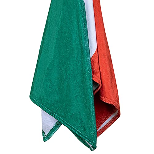 Mexican Flag Throw Blanket, Super-Soft Extra-Large Mexico Flag Blanket for Men, Women, Teens and Children, Cute Fleece Mexican Blanket (50in x 60in) Warm and Cozy Throw for Bed, Couch, or Traveling