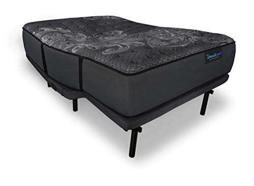 iDealBed iQ5 Luxury Hybrid Mattress and Adjustable Bed Sleep System, Pressure Relief Sleep, Zero Gravity, Anti-Snore, Custom Comfort Positions (Queen, Luxury Firm (Medium Firm) + 3i Custom)