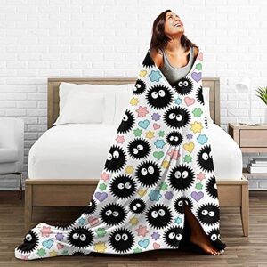 Soot Sprites & Candies Ultra-Soft Micro Fleece Blanket for Couch/Living Room/Warm Winter Cozy Plush Throw Blankets for Adults Or Kids 60"x50"