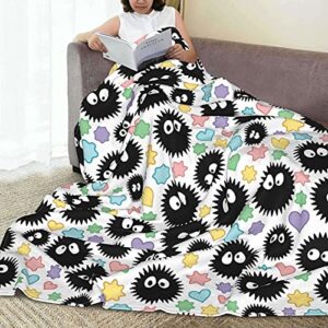 Soot Sprites & Candies Ultra-Soft Micro Fleece Blanket for Couch/Living Room/Warm Winter Cozy Plush Throw Blankets for Adults Or Kids 60"x50"