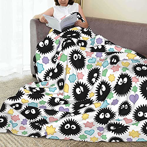 Soot Sprites & Candies Ultra-Soft Micro Fleece Blanket for Couch/Living Room/Warm Winter Cozy Plush Throw Blankets for Adults Or Kids 60"x50"