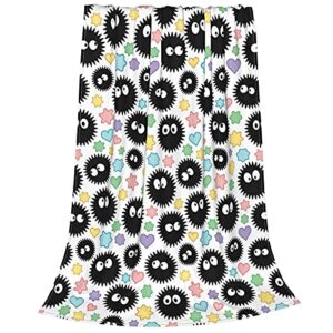 Soot Sprites & Candies Ultra-Soft Micro Fleece Blanket for Couch/Living Room/Warm Winter Cozy Plush Throw Blankets for Adults Or Kids 60"x50"