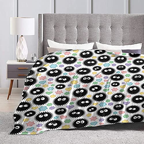 Soot Sprites & Candies Ultra-Soft Micro Fleece Blanket for Couch/Living Room/Warm Winter Cozy Plush Throw Blankets for Adults Or Kids 60"x50"