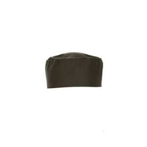 chef works unisex adult cool vent chef beanie, black, one size