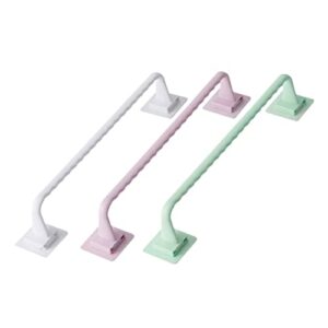 osaladi towel rack wall towel holder towel rack with shelf towel organizer holder bathroom towel rail adhesive towel rack towel rods wall-mounted towel racks creative versatile rack 3pcs