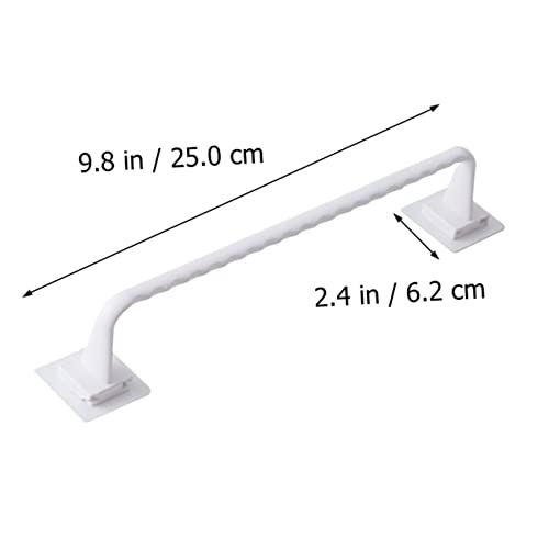 OSALADI Towel Rack Wall Towel Holder Towel Rack with Shelf Towel Organizer Holder Bathroom Towel Rail Adhesive Towel Rack Towel Rods Wall-Mounted Towel Racks Creative Versatile Rack 3pcs