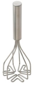 hic kitchen 2-in-1 mix n’masher potato masher, 18/8 stainless steel