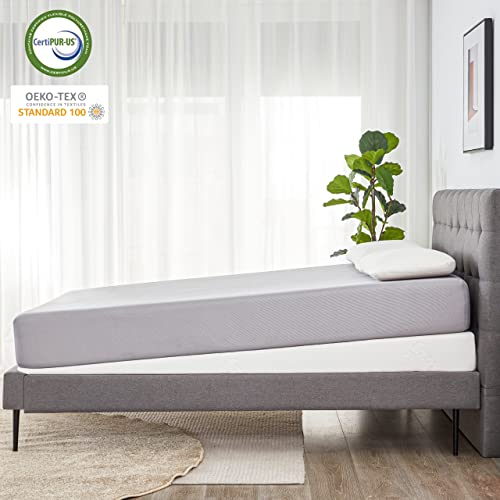 Lazyzizi Wedge Mattress Elevator 7-Inch Inclined Mattress Topper for Acid Reflux, GERD, Neck & Back Pain, Snoring, Under Bed Wedge Mattress with Washable Cover & Non-Slip Bottom for Bedroom, Queen