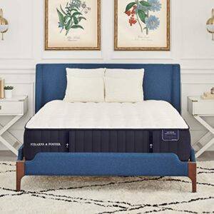 stearns & foster lux estate 14.5" cassatt luxury plush tight top mattress, 5-inch foundation, queen, hand built in the usa