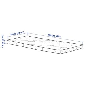 IKEA Underlig Foam Mattress For Junior Bed, White