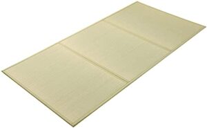 bjdesign japanese traditional igusa (rush grass) tatami floor mattresstatami mat, twin xl. made in japan