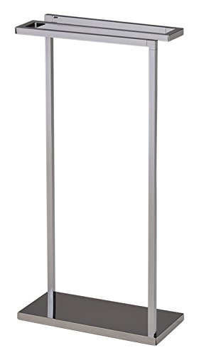 Kings Brand Furniture - Hamilton Metal Freestanding Towel Rack Stand, Chrome