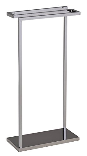 Kings Brand Furniture - Hamilton Metal Freestanding Towel Rack Stand, Chrome