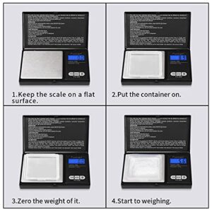 Fuzion Digital Pocket Scale, 200g/0.01g Gram Scale, Mini Scale Gram and Ounce, Small Food Scale, Herb Scale, Jewelry Scale Portable Scale with Tare, Stainless Steel, LCD