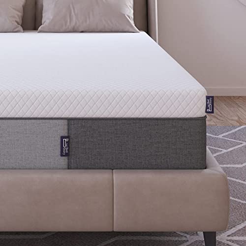 BedStory 3 Inch Memory Foam Mattress Topper Queen Size, Gel Infused High-Density Firm Memory Foam Bed Topper for Back Pain Relief, Provides Extra Comfort, Skin-Friendly Cover, CertiPUR-US Certified