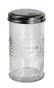 grant howard mason classics sugar shaker 14 oz, glass sugar dispenser