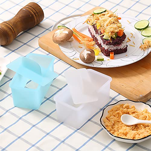 2 Pcs Musubi Mold Musubi Maker Kit and 1 Pc Slicer Luncheon Meat Hot Dog Slicer Musubi Press Sushi Rice Mold for Kitchen, Restaurant, Home