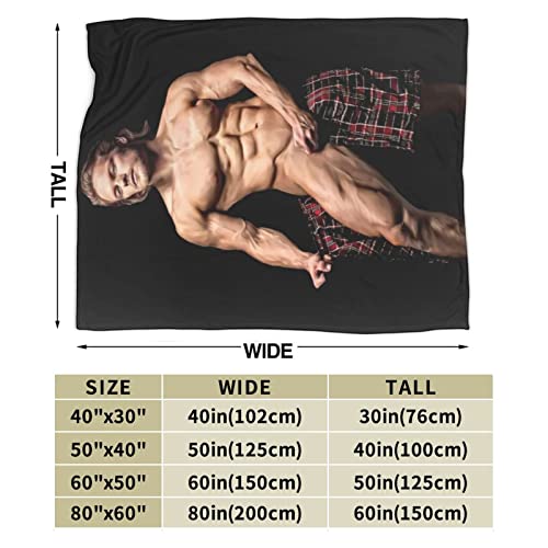 Sam Heughan Ultra-Soft Micro Fleece Throw Blanket Warm Comfortable Versatile Blanket for Sofa and Travel