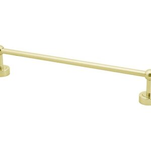 Westbrass 2651-01 24 Inch Towel Bar, Polished Brass