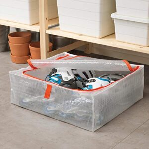 Storage Case, White, 55x49x19 cm (22x19x7"). For Underbed storage, Shelves, Wardrobes, Hang to wall simply. PARKLA IKEA.