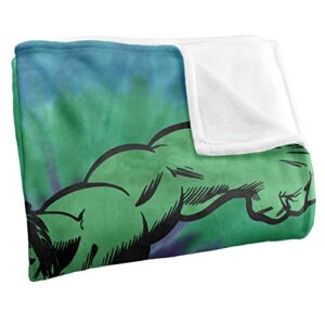 Marvel Hulk Tie Dye Silky Touch Super Soft Throw Blanket 36" x 58"