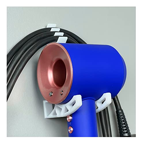 Wag Moto Hair Dryer Holder Wall Mounted Hook Stand Storage Organizer Mount for Dyson Supersonic Blow Hair Dryer Under Sink Cabinet