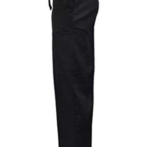 Natural Uniforms Classic Chef Cargo Pants (Black 3-Pack, Large)