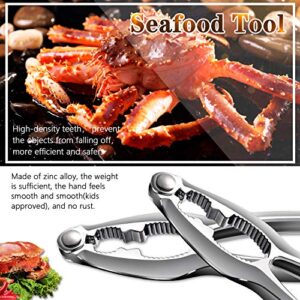 Crab Leg Crackers and Tools - Shellfish Crab Claw Cracker Seafood Lobster Crackers and Tools, 4 Pack Nut Crackers for Crab Legs